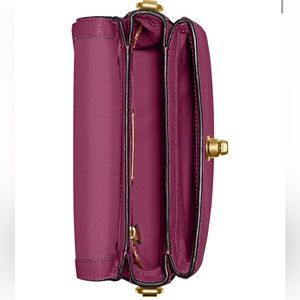 Coach | Bags | Coach Cassie 9 Deep Plum Polished Pebbled Leather ...